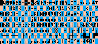 Fidonet FGHI Terminal 10x18 | FontStruct