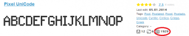 Pixel UniCode | FontStruct