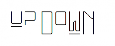 UpDown TM | FontStruct