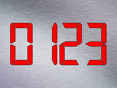 Curved Seven Segment 2 | FontStruct