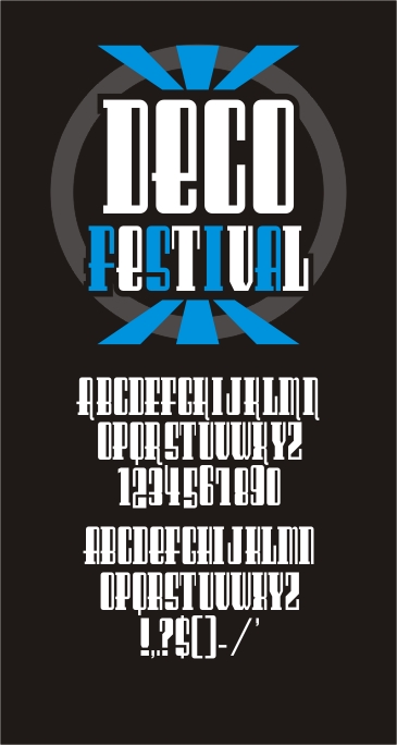 Deco Festival | FontStruct