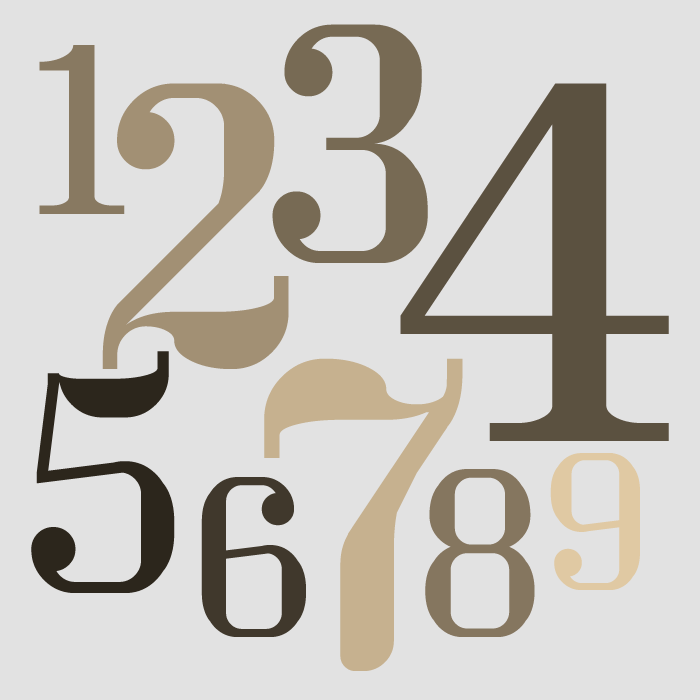 Numbers Study | FontStruct
