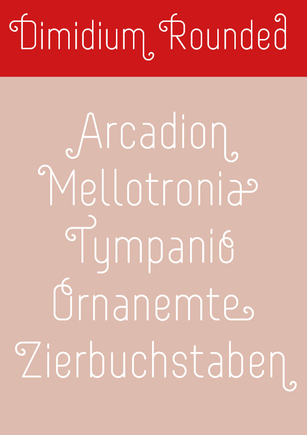 Dimidium Rounded | FontStruct