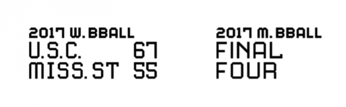 Scoreboard | FontStruct