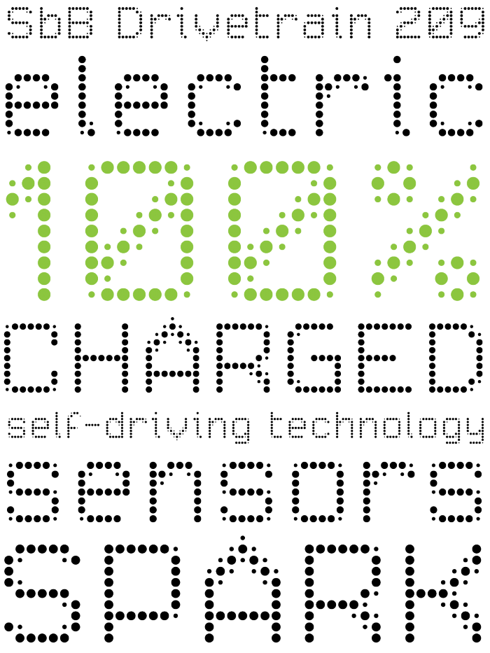 SbB Drivetrain 209 | FontStruct