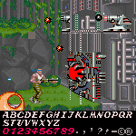 Contra (Arcade) | FontStruct