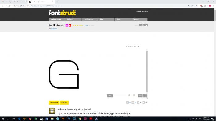 tm Extend | FontStruct