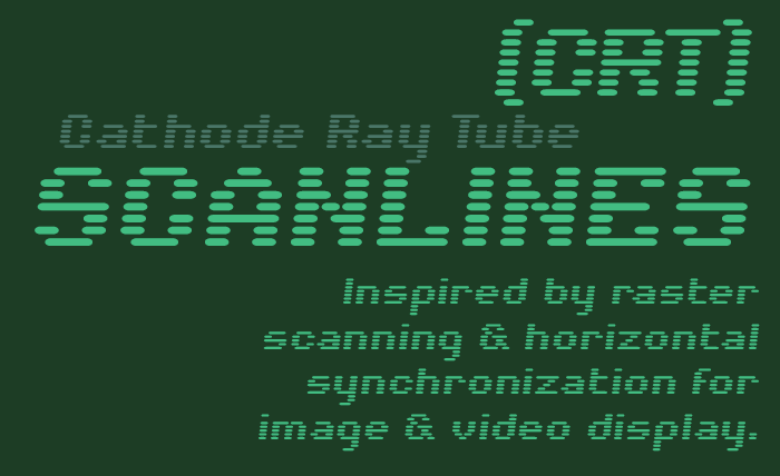 STF_(CRT) SCAN LINES | FontStruct