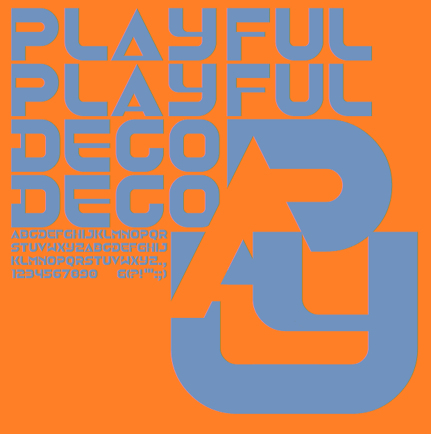 Playful Deco | FontStruct