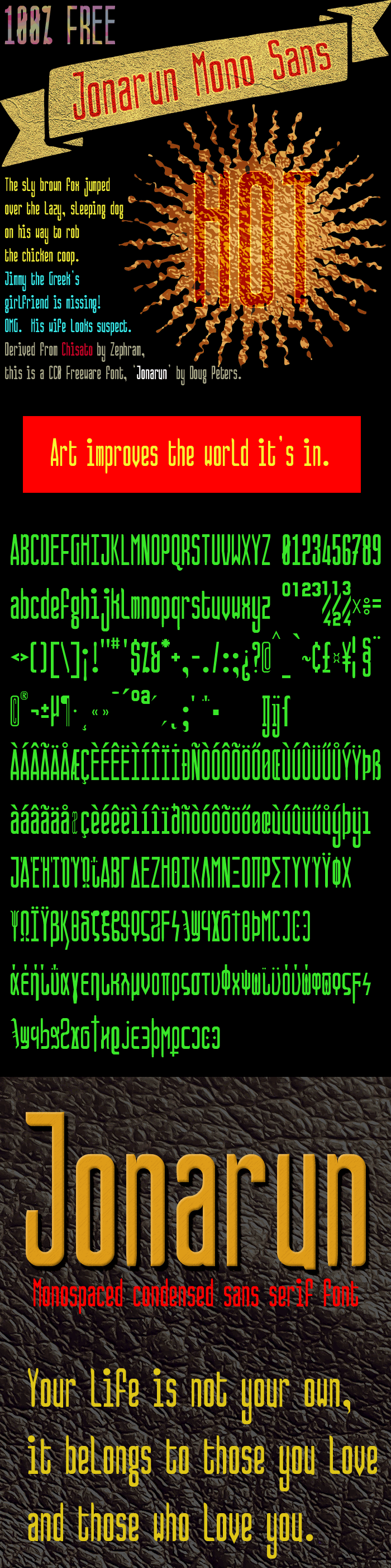 Jonarun FS | FontStruct