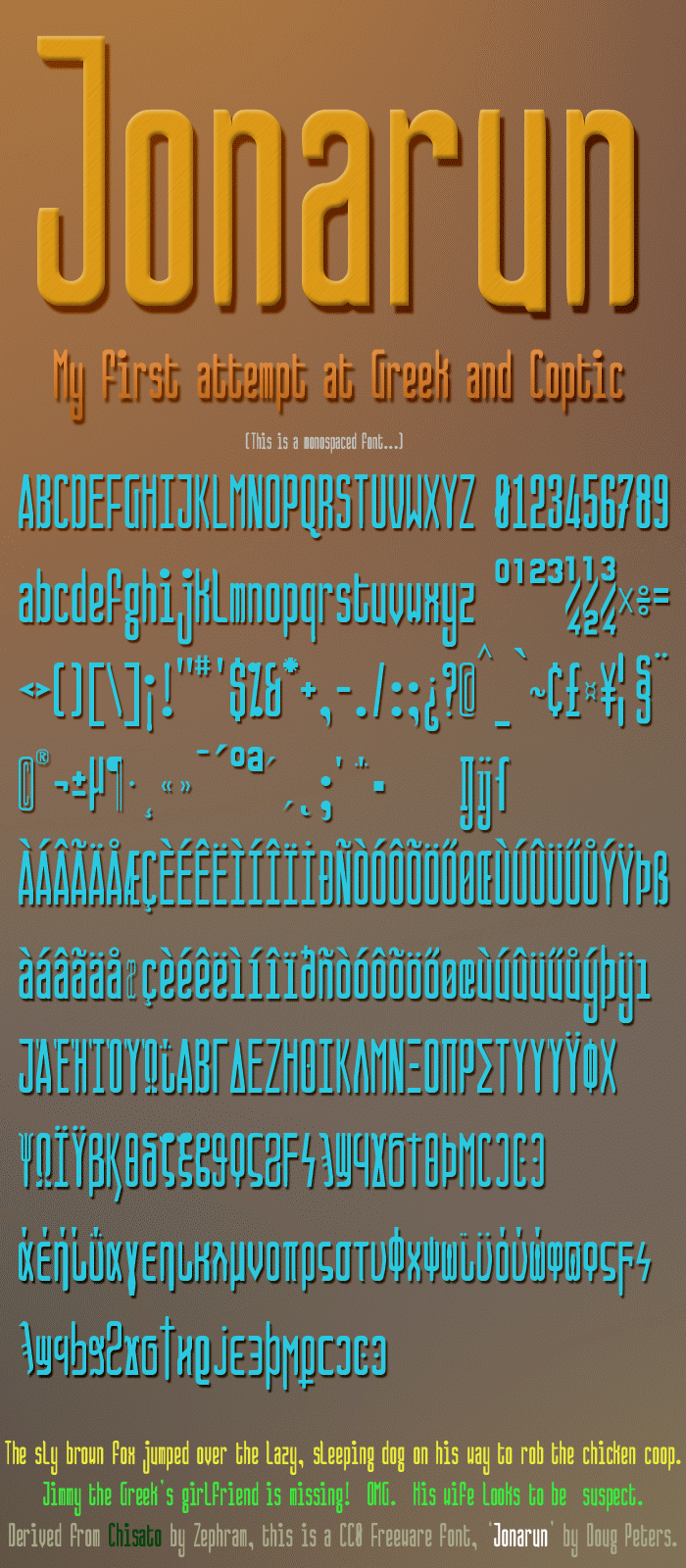 Jonarun FS | FontStruct