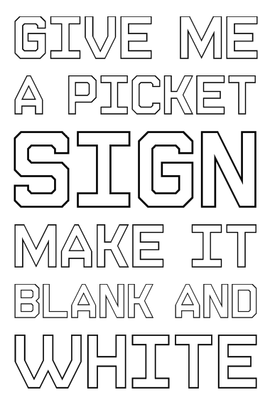 Steel Outline | FontStruct