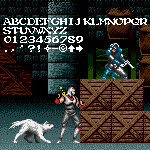 Shadow Dancer: The Secret of Shinobi (SMD) | FontStruct