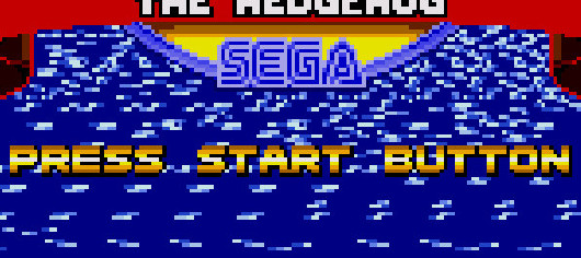 Sonic Press Start Button | FontStruct