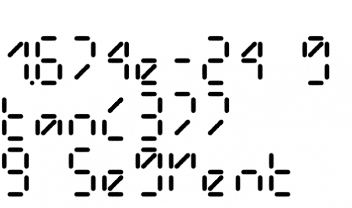 9 Segment | FontStruct