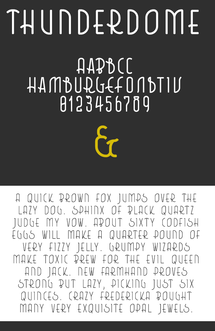 STF_THUNDERDOME | FontStruct