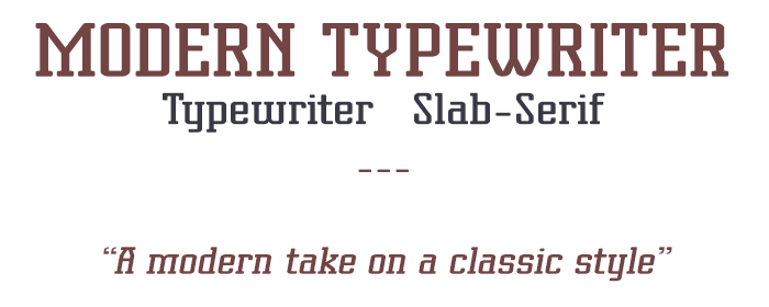 STF_MODERN TYPEWRITER | FontStruct