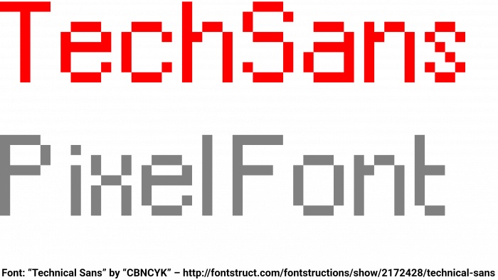 Technical Sans | FontStruct