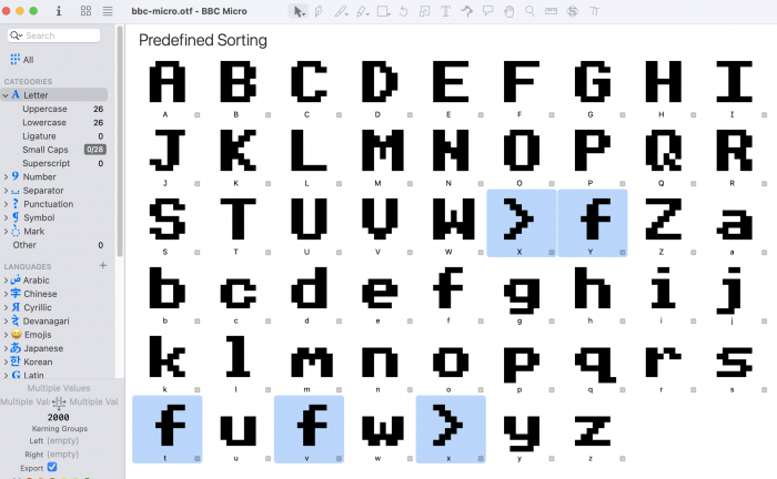BBC Micro | FontStruct