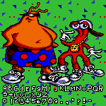 ToeJam & Earl (Variant 2) (Mono) | FontStruct