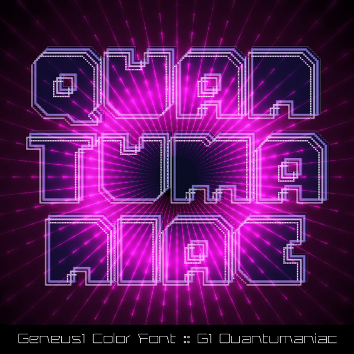 G1 Quantumaniac | FontStruct