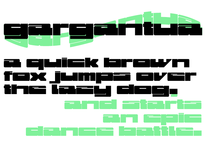 Gargantua | FontStruct