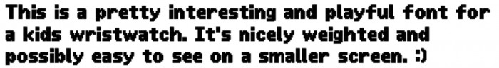 VTech - Bluey Wackadoo Watch Font | FontStruct