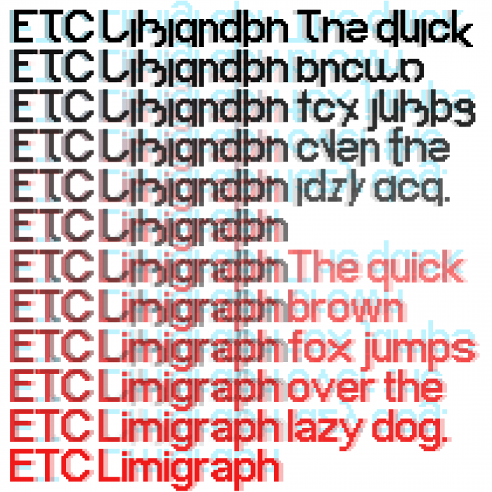 ETC Limigraph | FontStruct