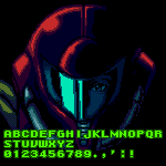 Super Metroid (Intro) (Colour) (SNES) | FontStruct