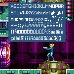 Metroid: Zero Mission | FontStruct