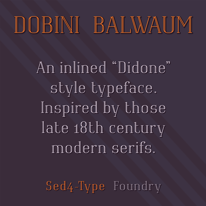 STF_DOBINI BALWAUM (Inline) | FontStruct