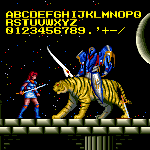 Super Valis IV (SNES) (Colour) | FontStruct