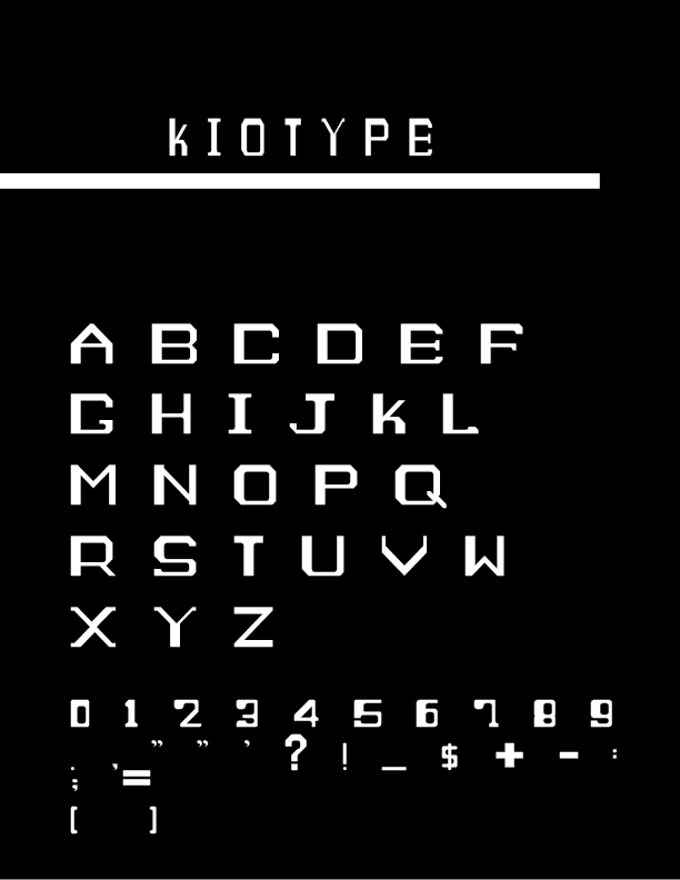 kiotype | FontStruct