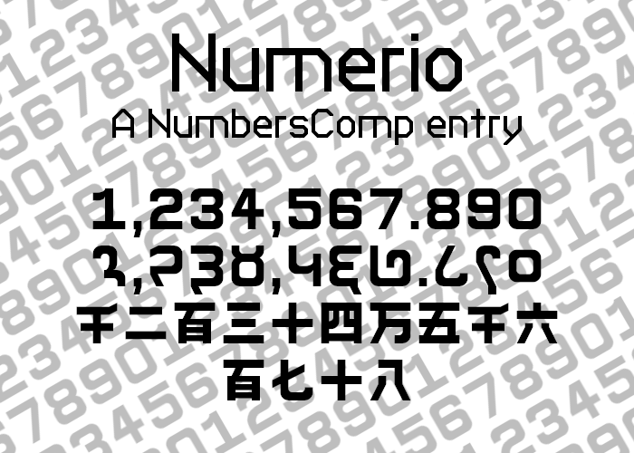 Numerio | FontStruct