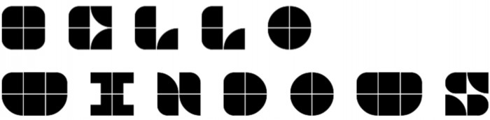 Windowsoft 12 | FontStruct