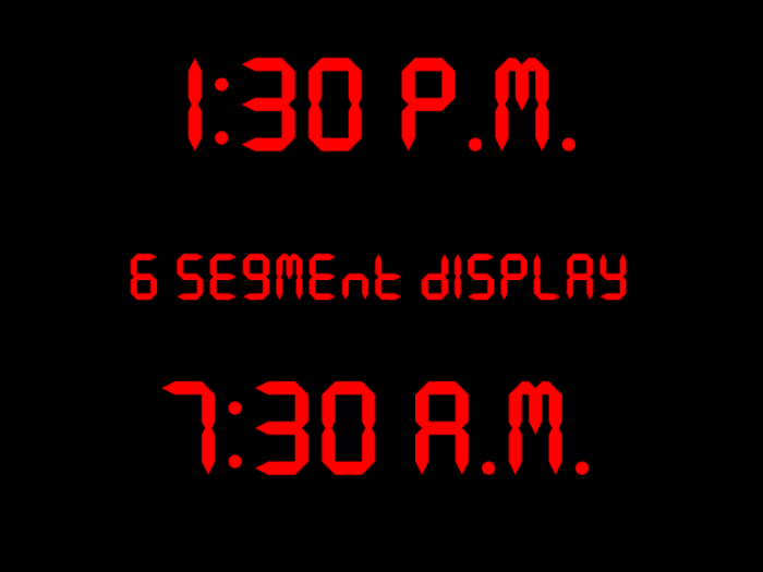 7-Segment Display | FontStruct
