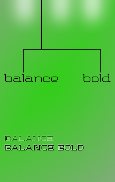 Balance Bold | FontStruct