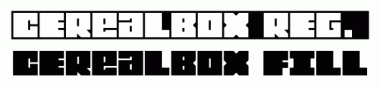 Cerealbox Fill | FontStruct