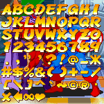 Marvel Super Heroes (L) (Colour) | FontStruct