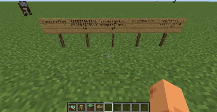 Minecraftee | FontStruct