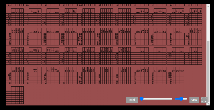 Nonografia 6x6 | FontStruct