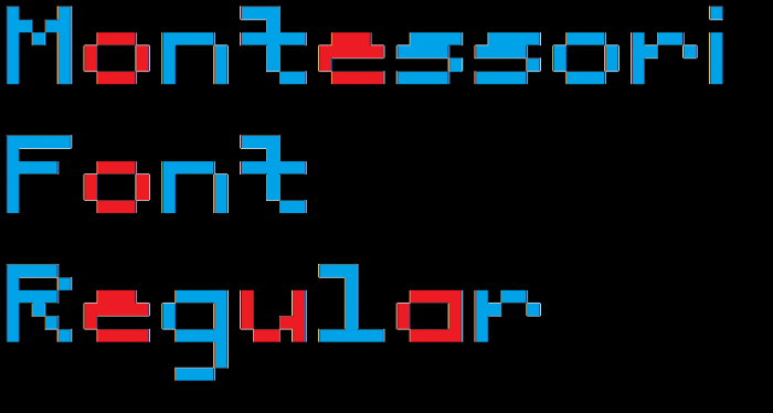 Montessori Font | FontStruct