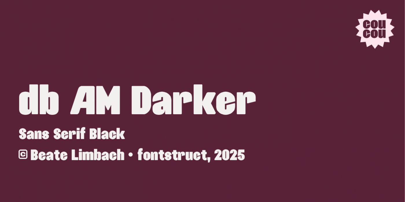 db AM Darker | FontStruct