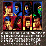 Mortal Kombat II (SMS/Game Gear) | FontStruct