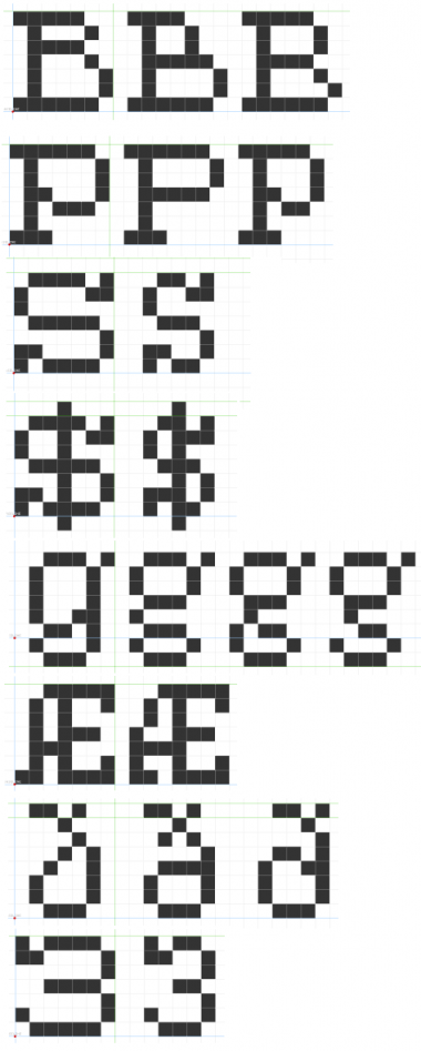 7:12 Serif | FontStruct