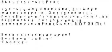 120-bit | FontStruct